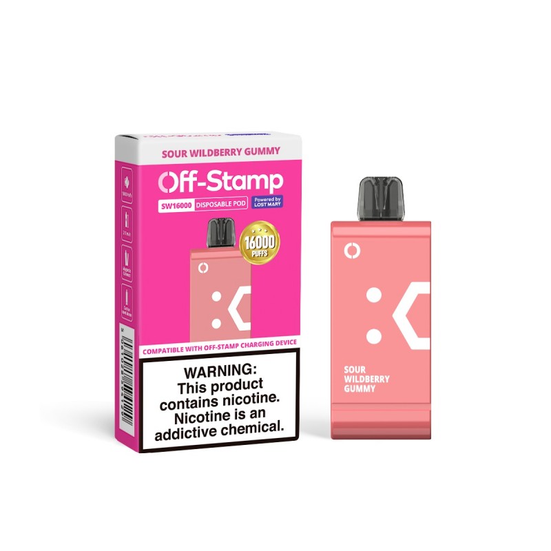 Off-Stamp SW16000 Pod Disposable, lost mary, off-stamp sw9000 disposable kit, off stamp, sw16k ...